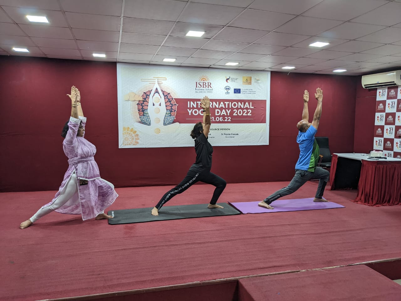 International Yoga Day -2022 - ISBR Blog