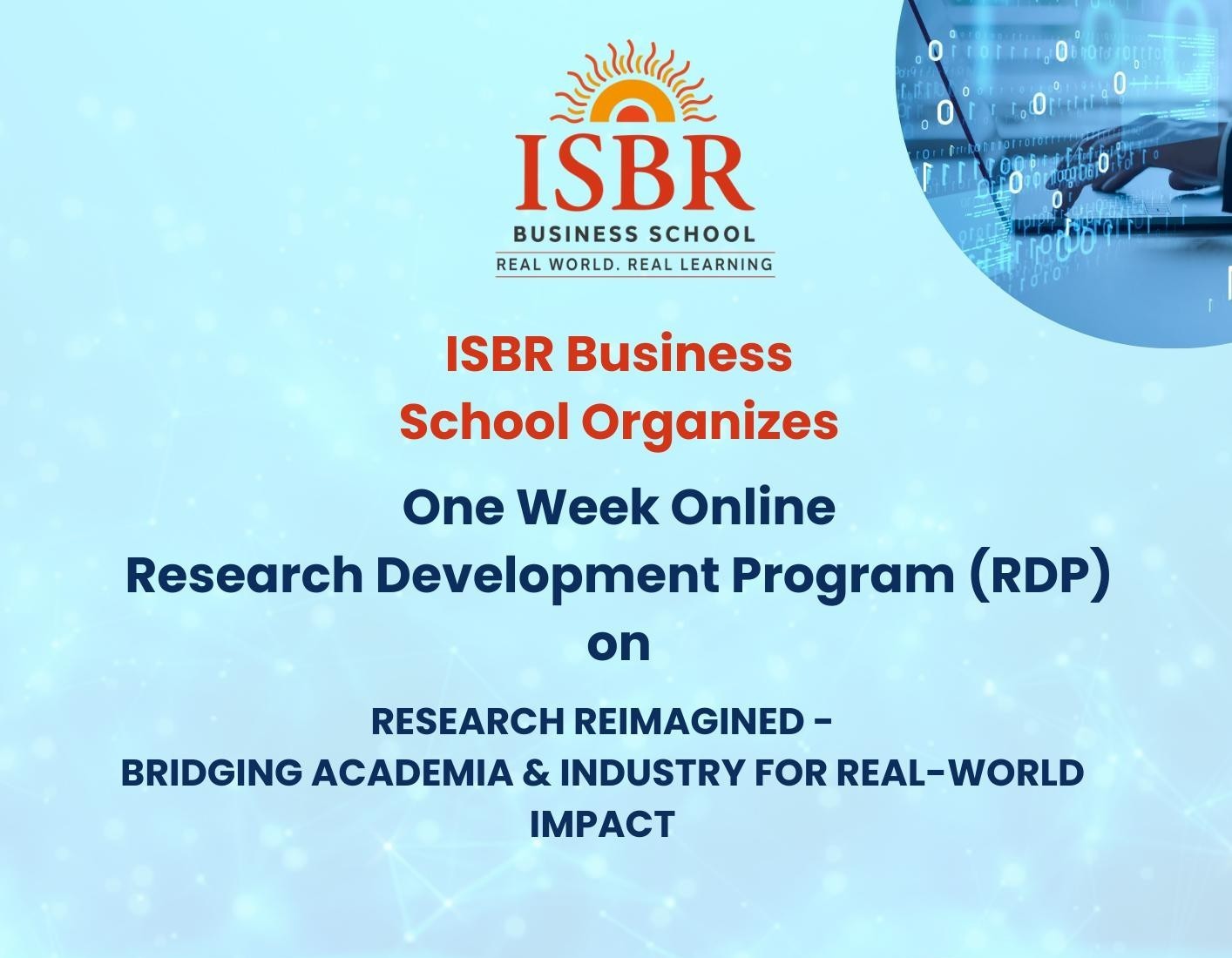 ISBR’s Research Week: Bridging Academia and Industry - ISBR Blog